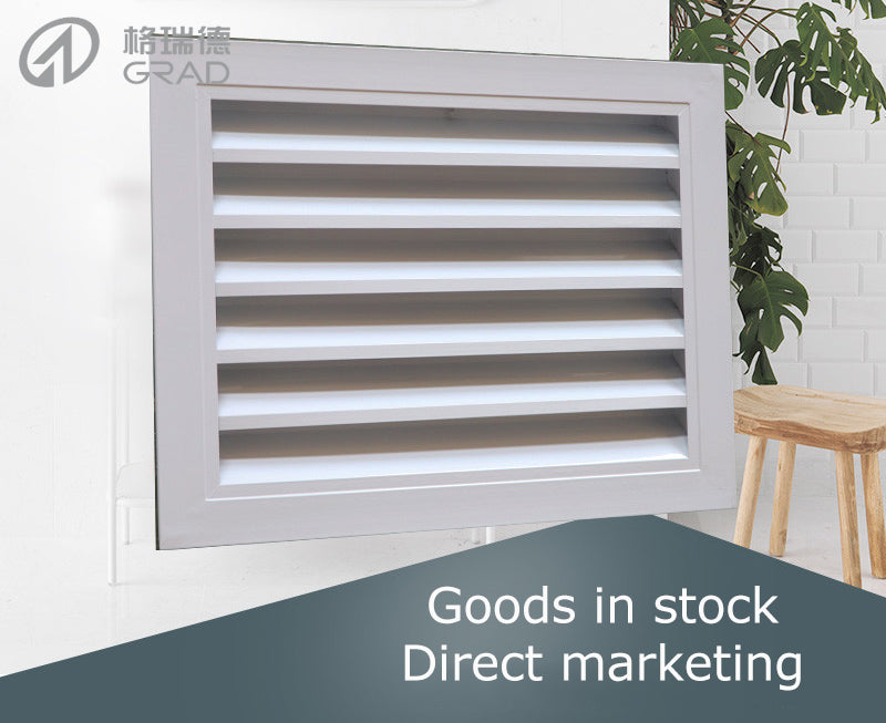 Aluminum alloy rainproof shutter air outlet for outer wall Rainproof s ...